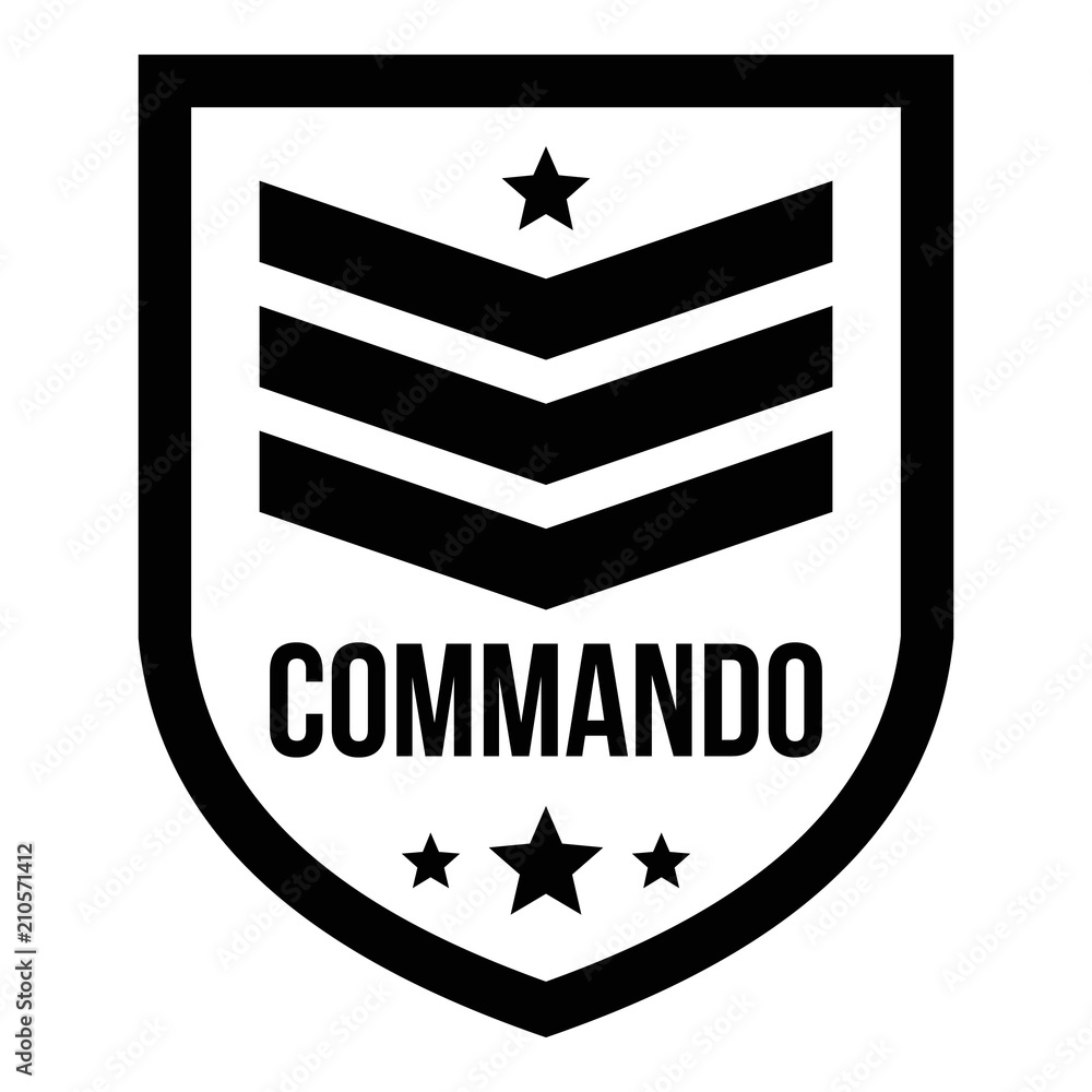 Commando Logo Army Commando Cotton T Shirt – Troop Logos