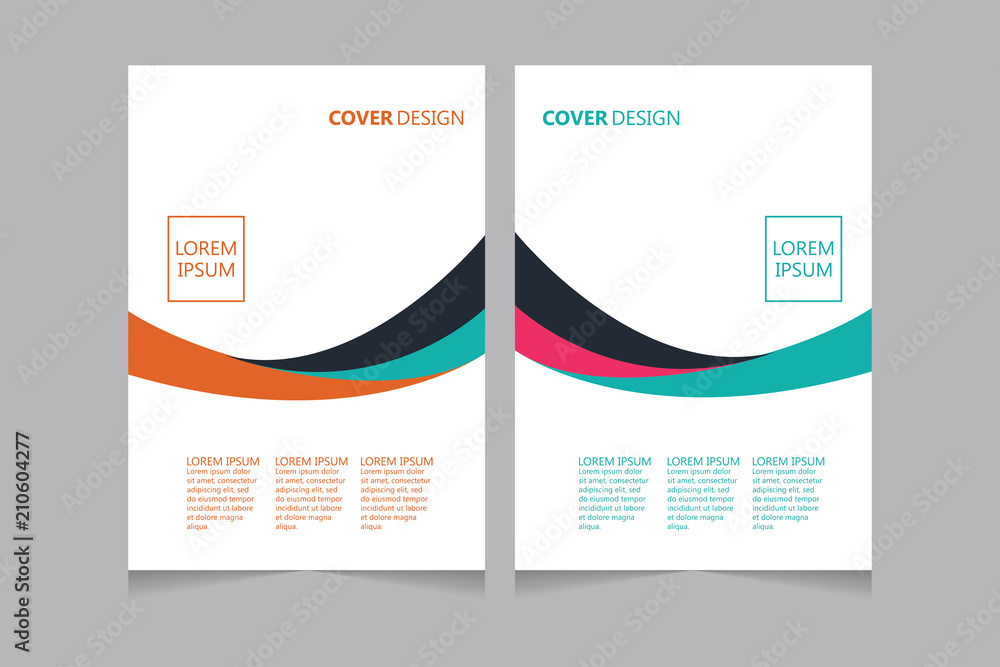 Annual report, pamphlet, presentation, brochure. Front page, book cover ...