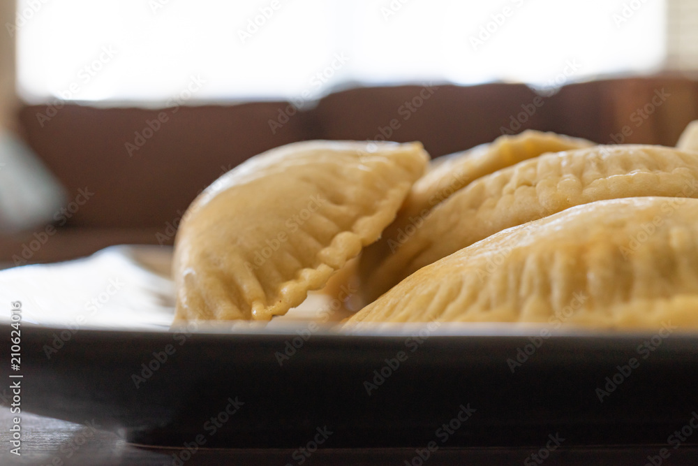 Nigerian Meat Pie Pastry Snack ready to eat Stock Photo | Adobe Stock