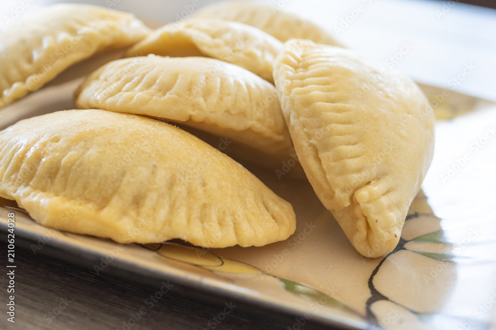 Nigerian Meat Pie Pastry Snack ready to eat Stock Photo | Adobe Stock