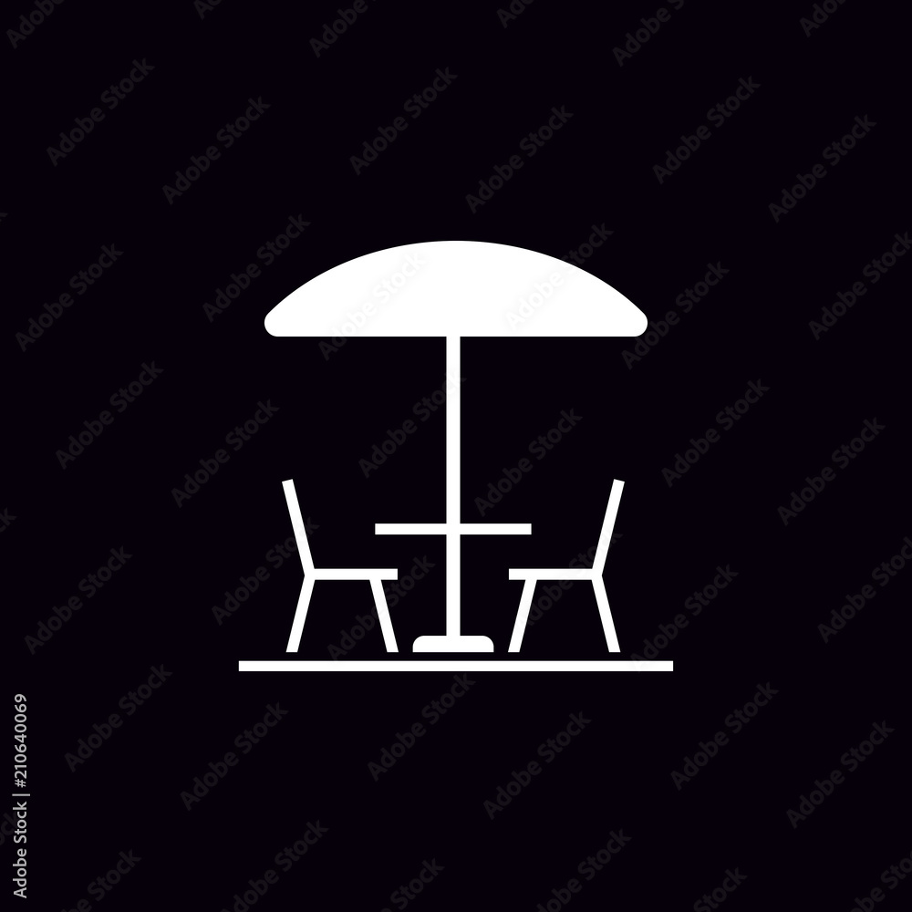 Patio vector icon Stock Vector | Adobe Stock