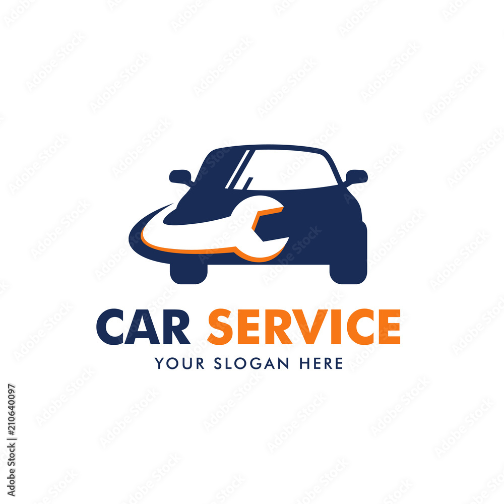 Car Service Logo Vector Stock Vector | Adobe Stock