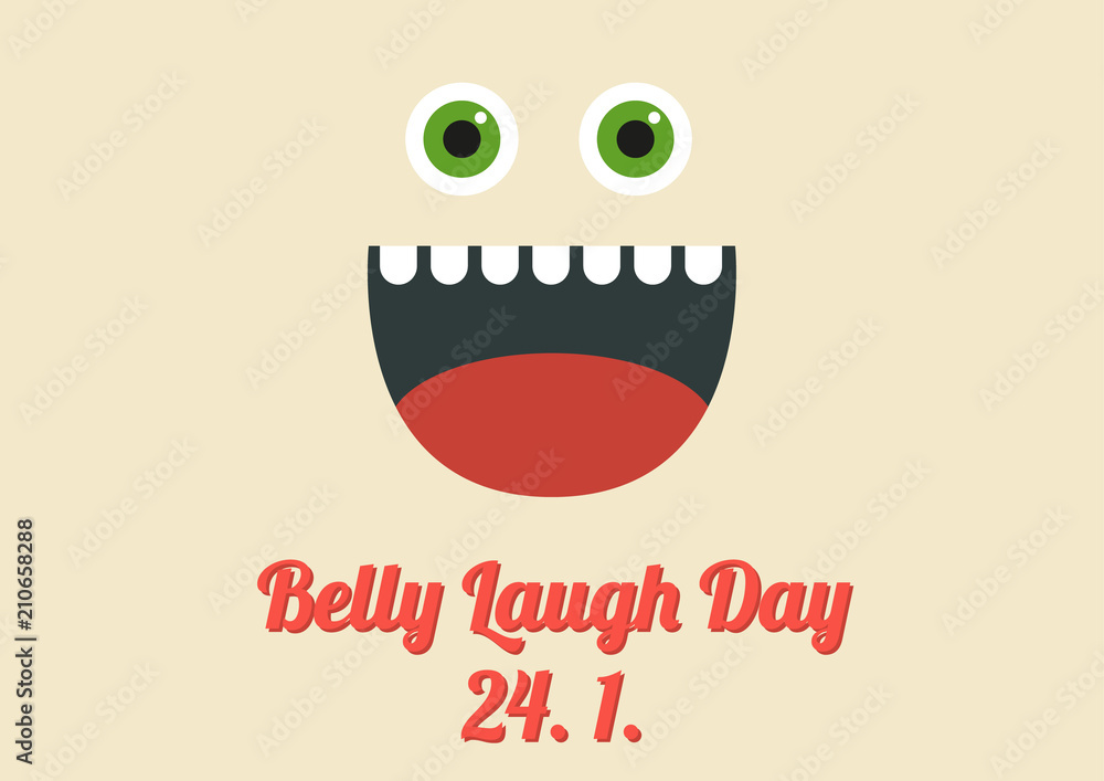 Poster for international special holiday named Belly Laugh Day - 24 ...