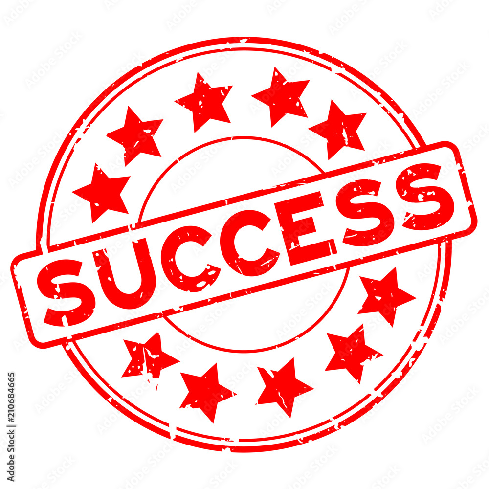 Red Success Stamp