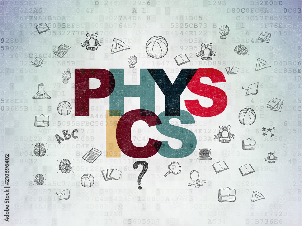 Learning concept: Painted multicolor text Physics on Digital Data Paper ...