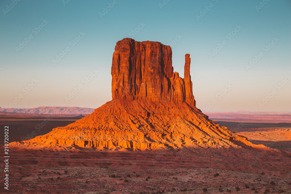 Monument Valley at sunset, Utah, USA Stock-Foto | Adobe Stock
