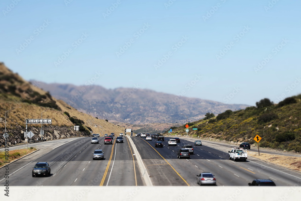 road, highway, sky, travel, landscape, car, asphalt, mountain, desert ...
