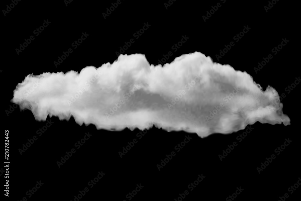 cumulus realistic cloud Stock Vector | Adobe Stock