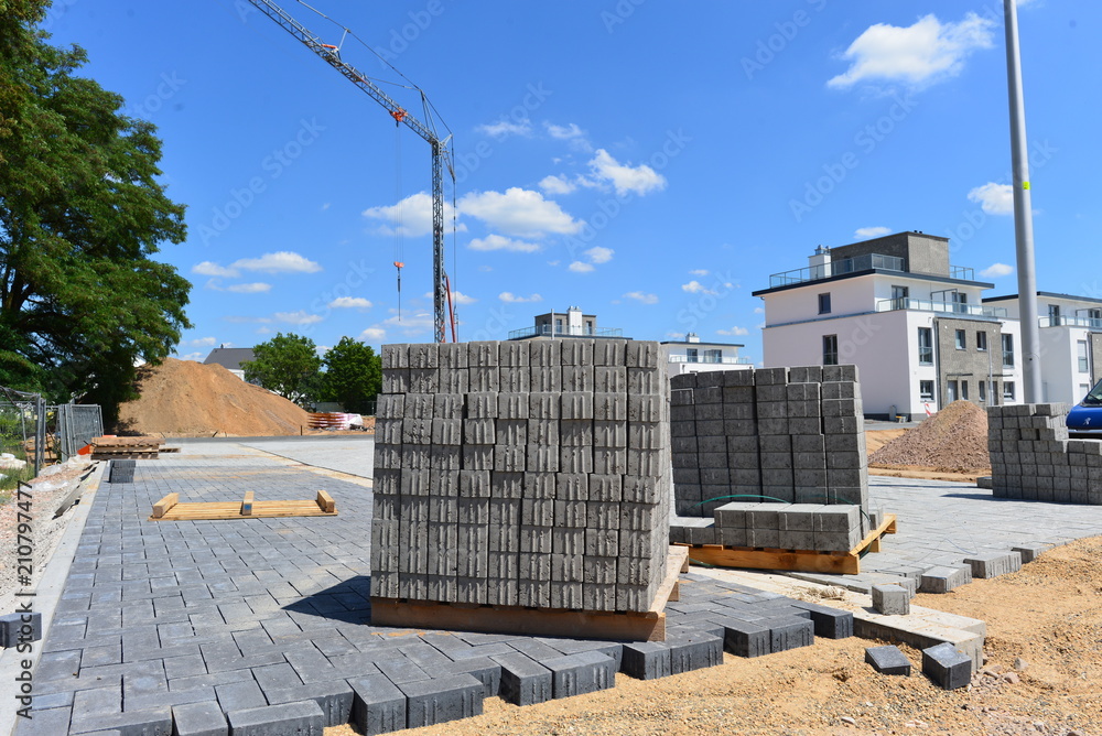 Pflasterstein Gehweg, Strasse Stock-Foto | Adobe Stock