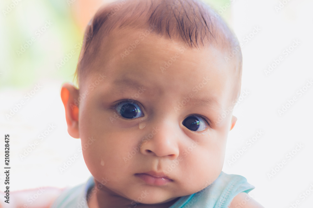 Cute Baby Crying Boy