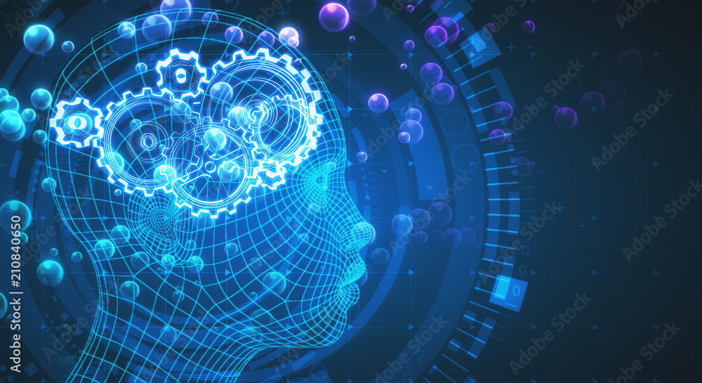 Artificial intelligence backdrop Stock Photo | Adobe Stock