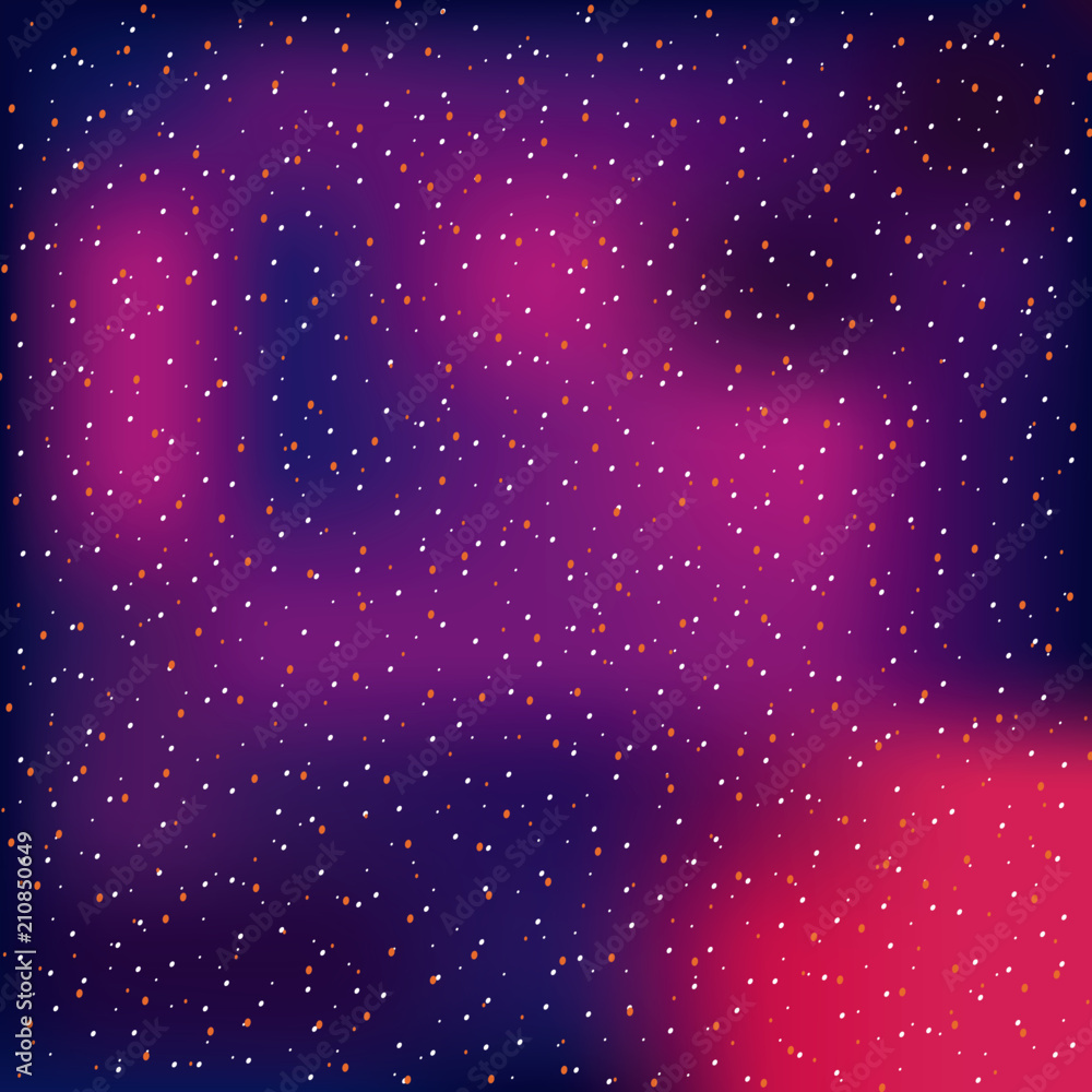 starry gradient glowing blurred background Stock Vector | Adobe Stock