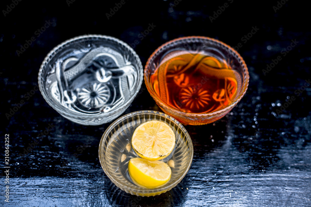 Ayurvedic home remedy for common cold and flu i.e. lemon juice with ...