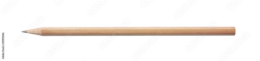 Brown pencil isolated on white background. Stock Photo | Adobe Stock