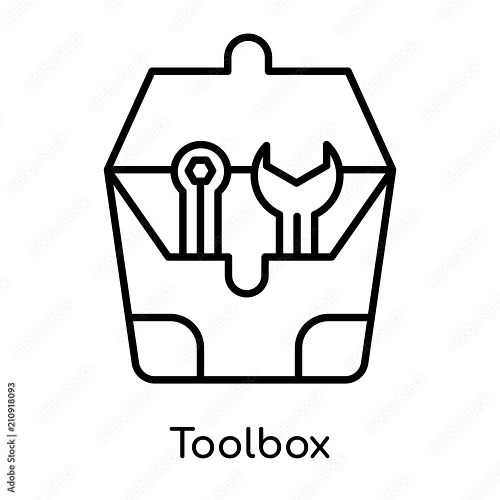 Toolbox Icon Vector
