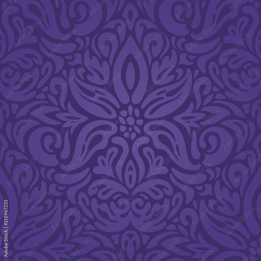 Purple Vintage Pattern Backgrounds