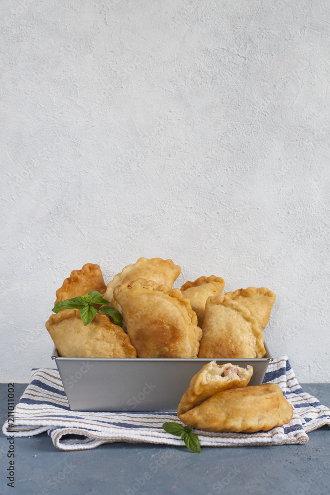 Panzerotti - a savory fried turnover traditional for Southern Italy ...
