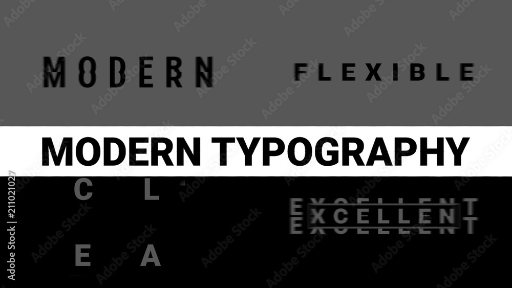 Modern Typography Bundle Stock Template | Adobe Stock