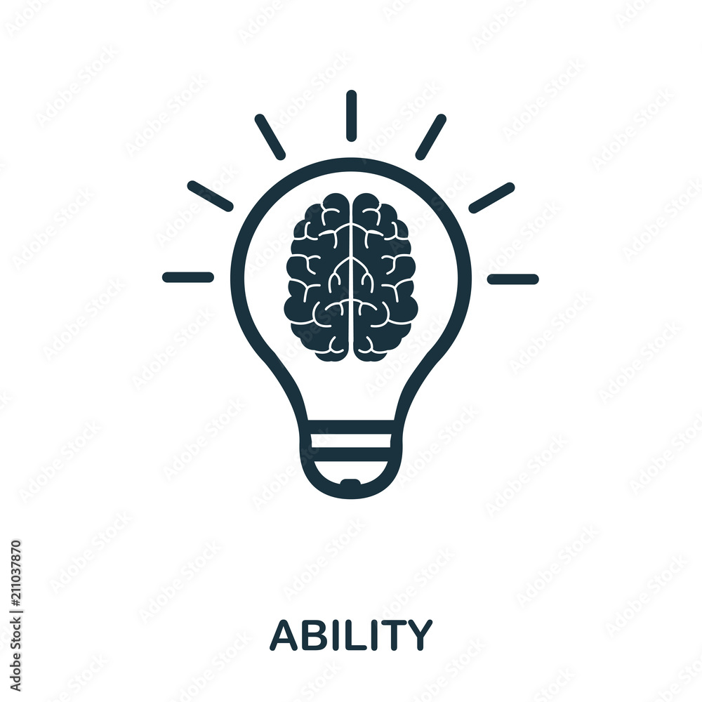 Ability Icon Line Style Icon Design UI Illustration Of Ability Icon Ability Icon Line Style Icon Design UI Illustration Of Ability Icon