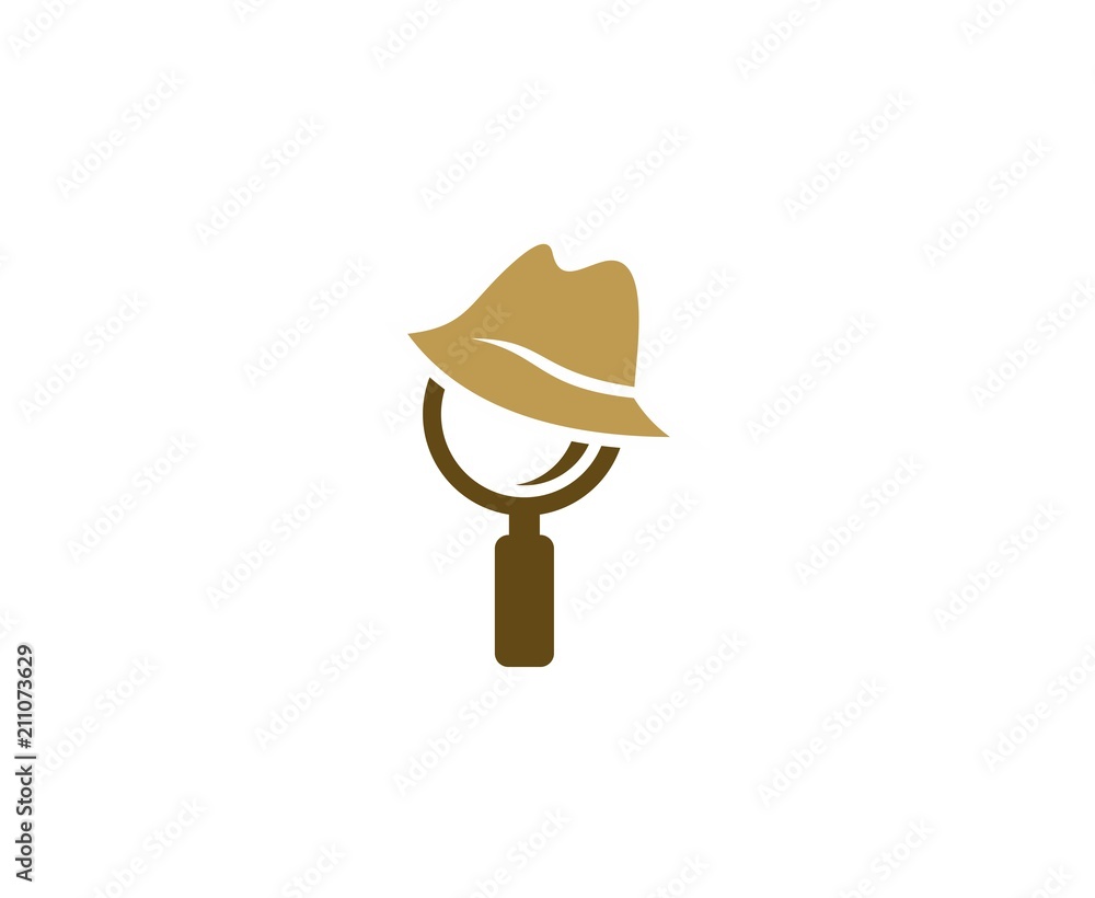 Detective logo Stock Vector | Adobe Stock