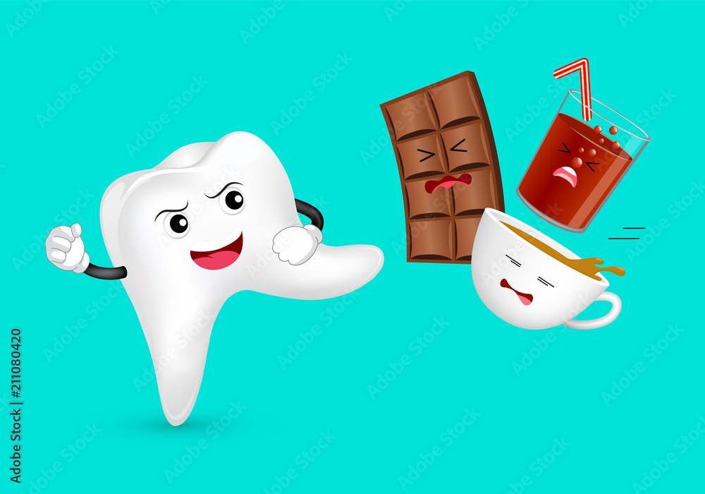 Clipart Running Teeth