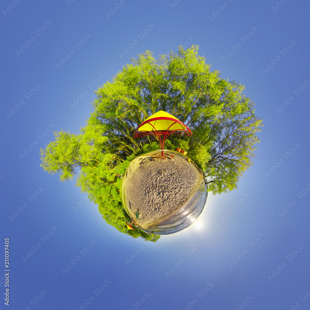 Tiny Planet Earth
