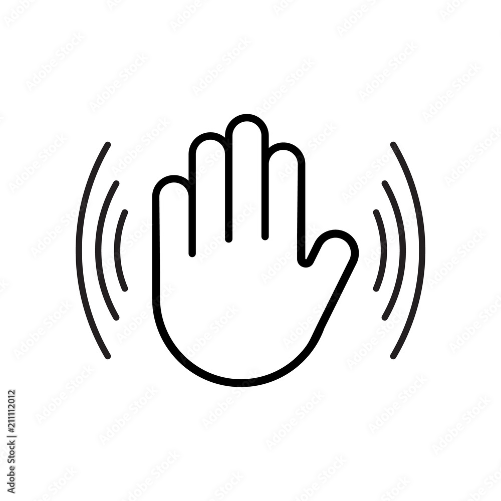 Black Hand Waving Goodbye