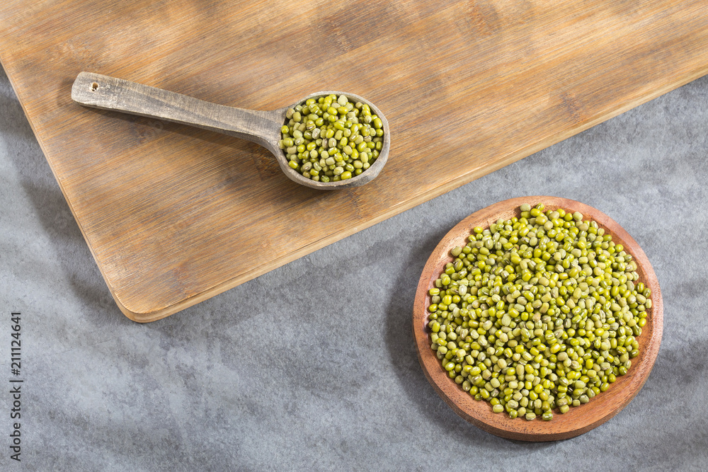 Mung bean, green moong dal - Vigna radiata Stock Photo | Adobe Stock