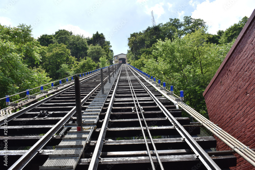 Incline Tracks Stock Photo | Adobe Stock