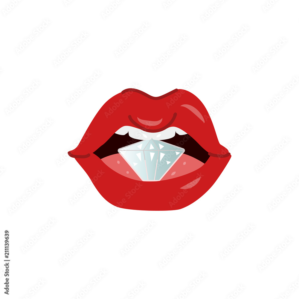Red Diamond Lips
