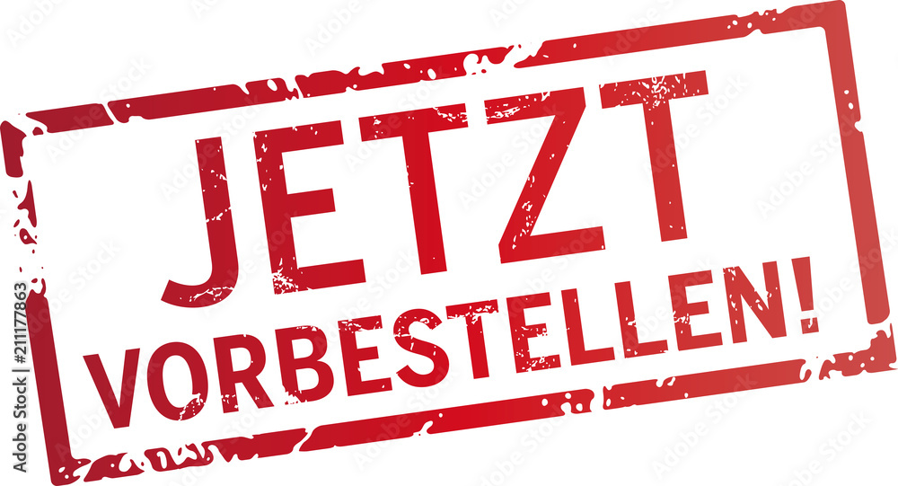 roter stempel jetzt vorbestellen Stock Vector | Adobe Stock
