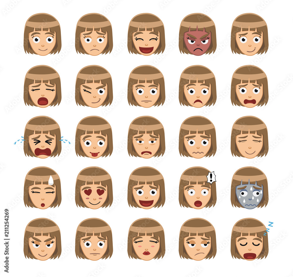 Emotion Faces Cartoon