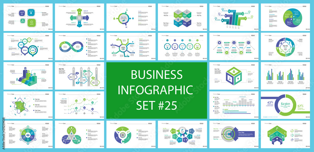 Inforgraphic diagram design set can be used for business project, for ...