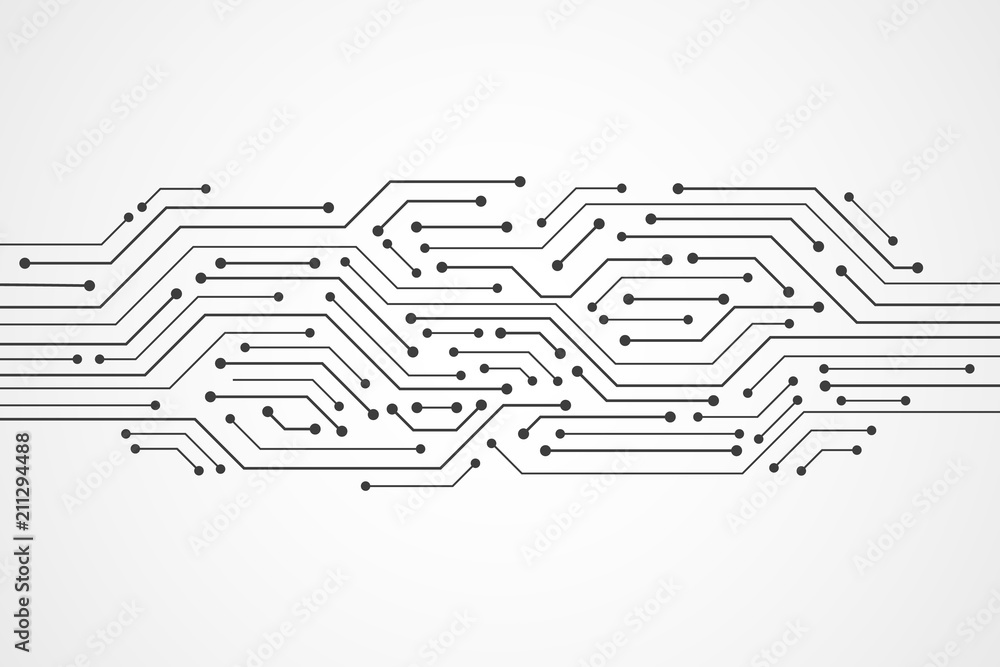 Abstract Circuit Board Pattern