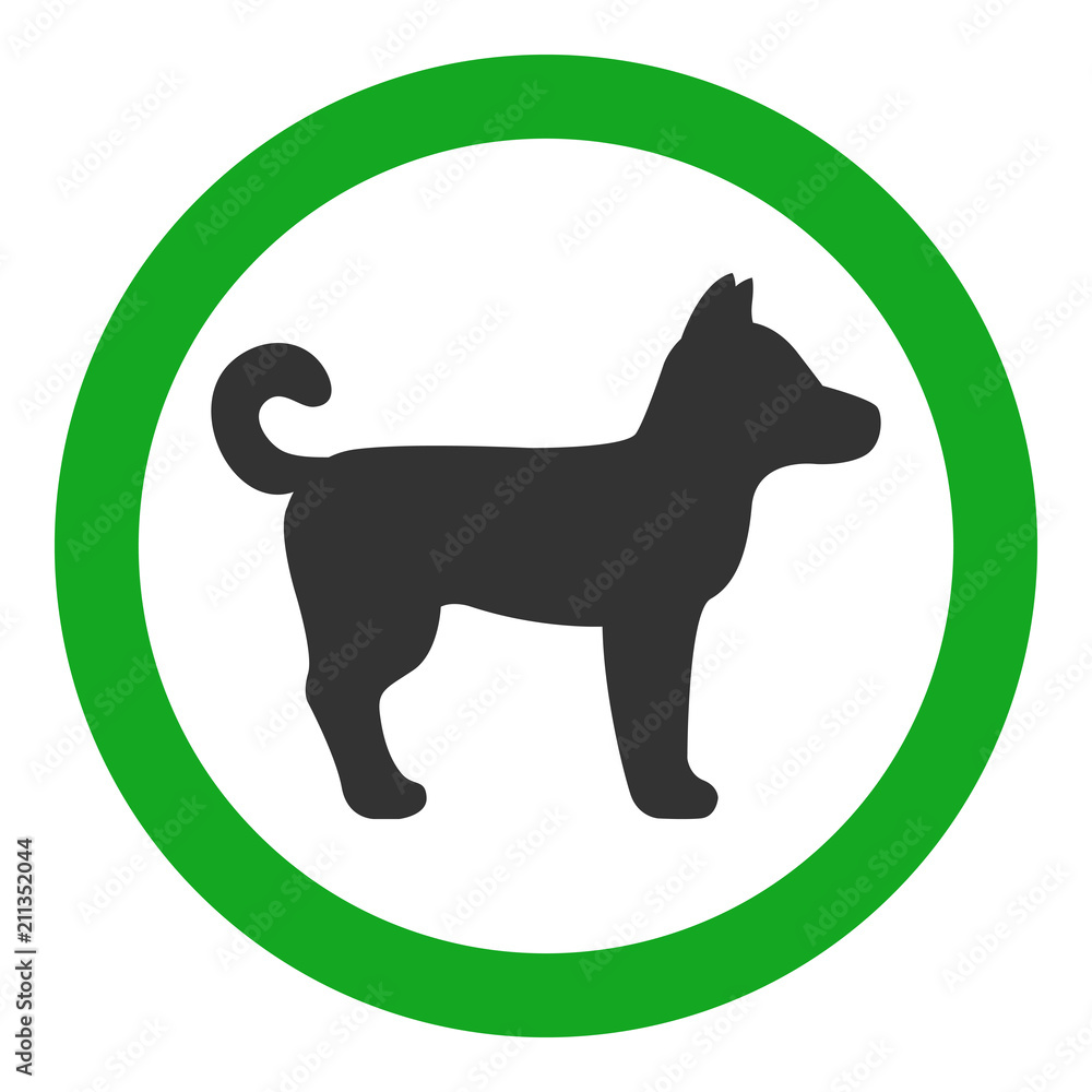 DOGS PLAYGROUND sign. Vector. Stock Vector | Adobe Stock