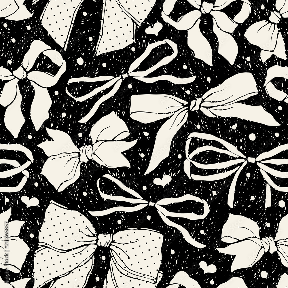 Vintage Bows Background