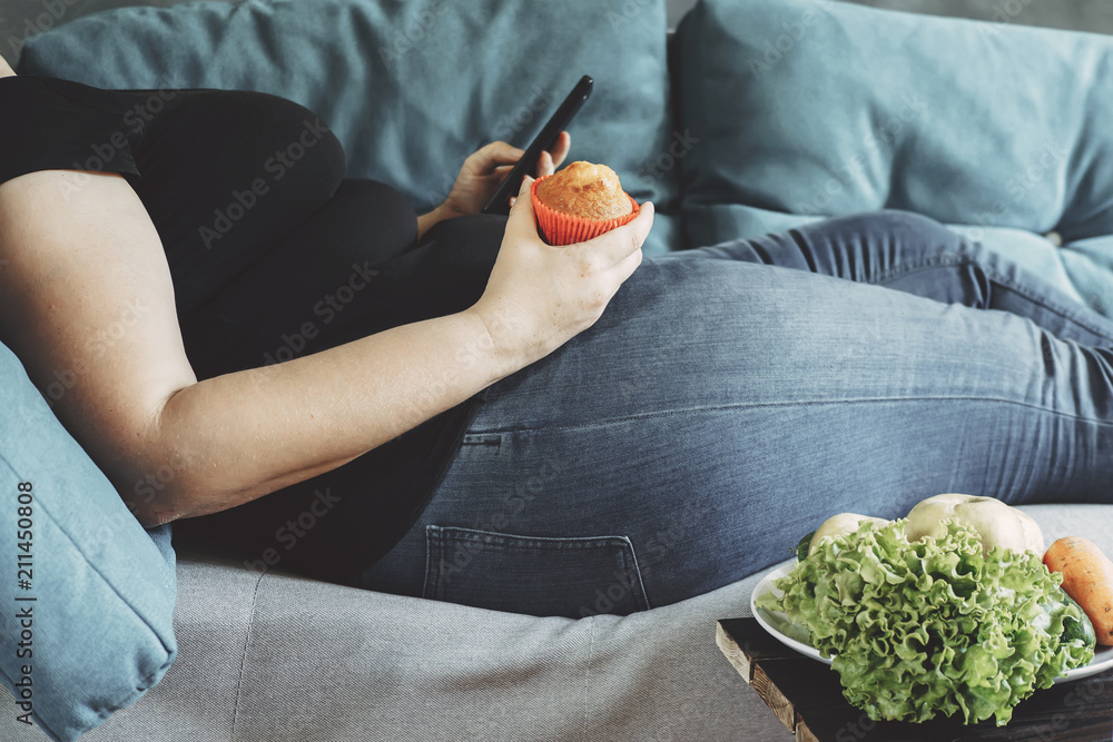 Unhealthy food, mindless snacking, sedentary lifestyle, compulsive ...