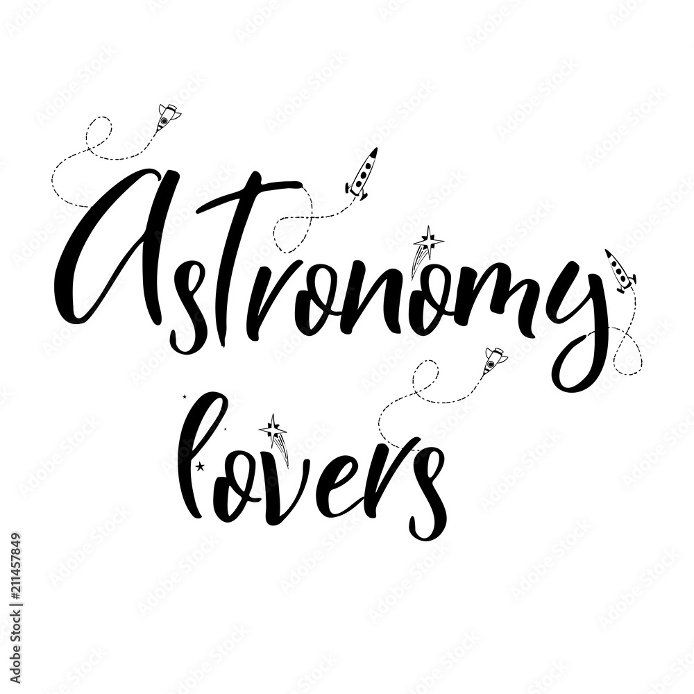 Astronomy Word Designs