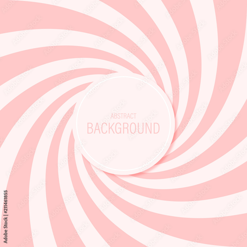 Candy abstract background spiral pattern sweet pink vector design ...