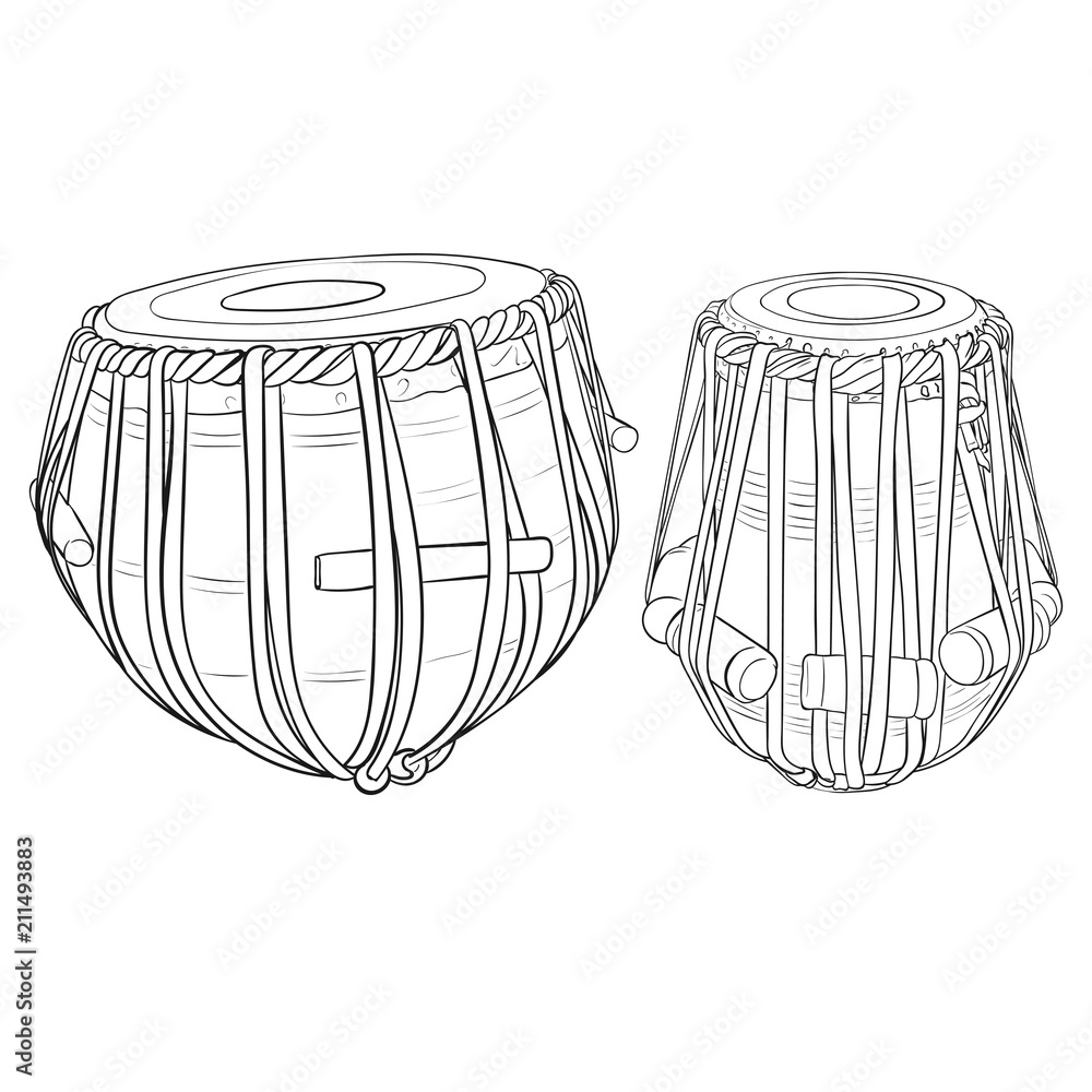 Tabla Black And White
