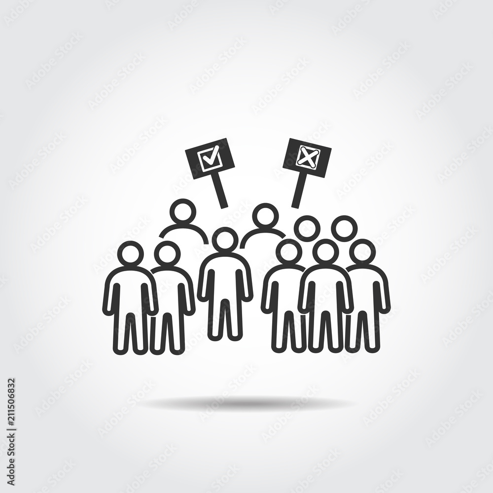 people vote icon Stock Vector | Adobe Stock