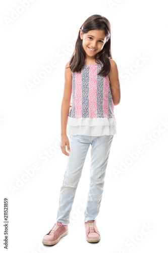 Little Girl Standing Up