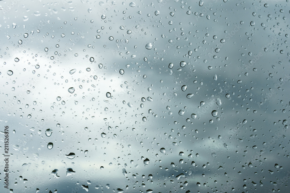 Textured background of window panes with a cloudy background. Natural ...