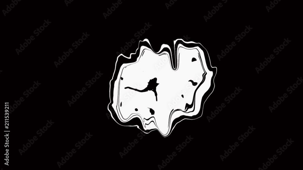 4k frame by frame animation video of a melting clock, surrealist ...