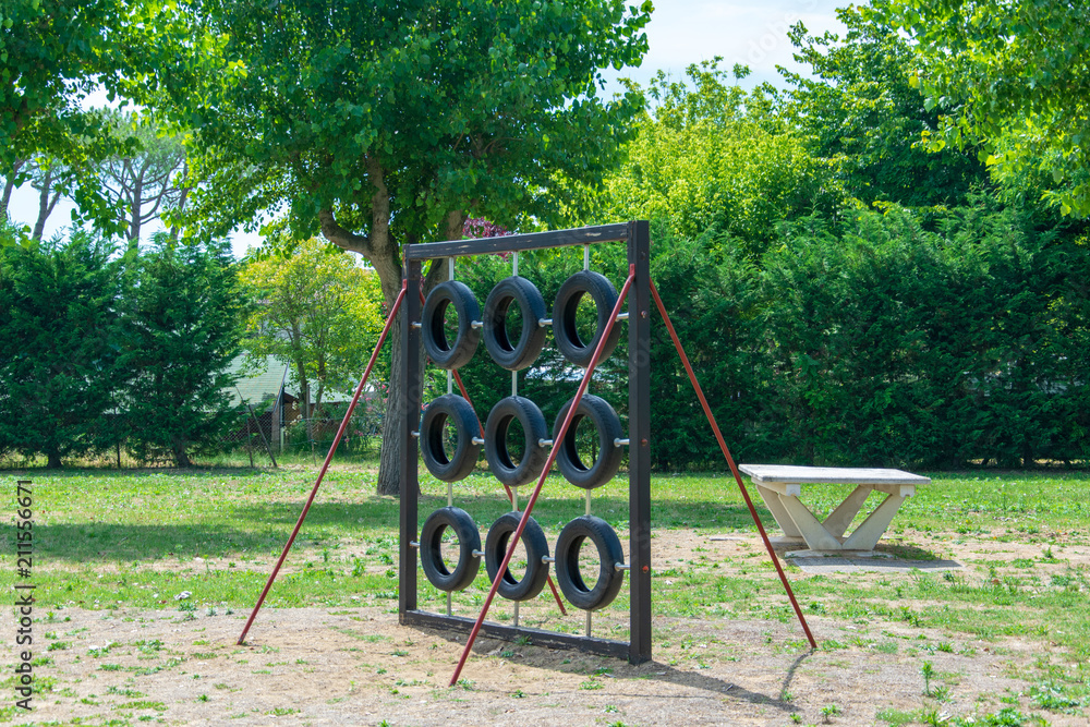 Kids playing ground Stock Photo | Adobe Stock