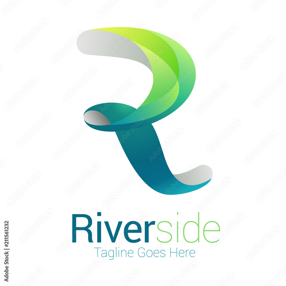 Riverside Logo in Vector format for corporate identity Stock Vector ...