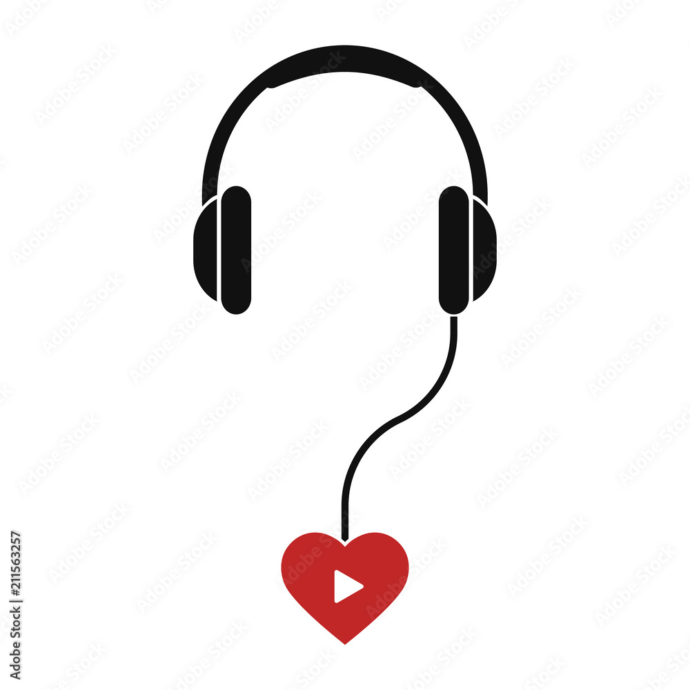 Headphones Heart