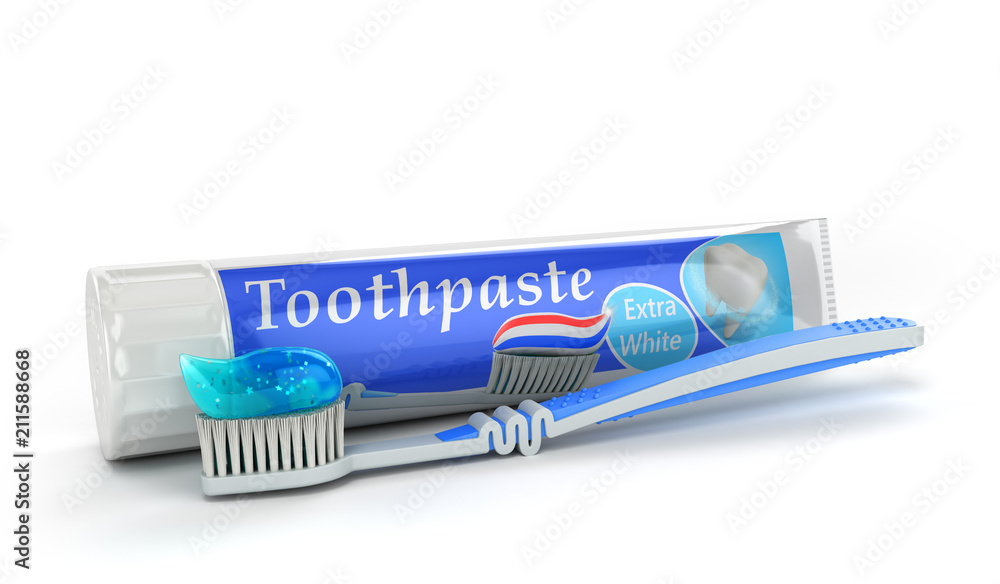 modern concept of the design of a tube of toothpaste toothpaste tube ...