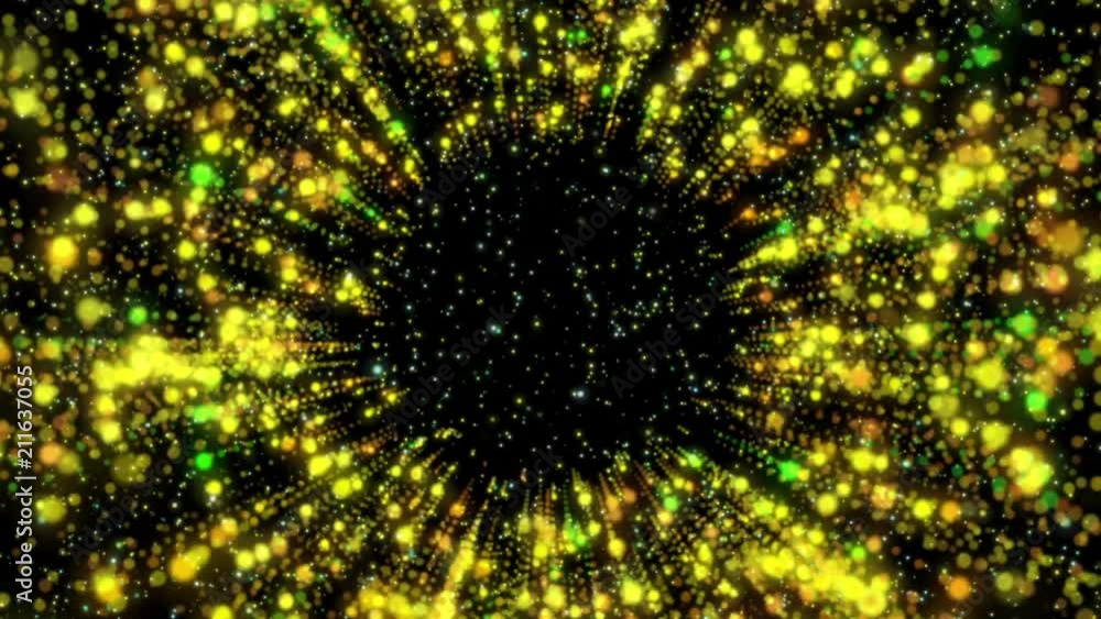 An animated background with particles A looped animation that allows ...
