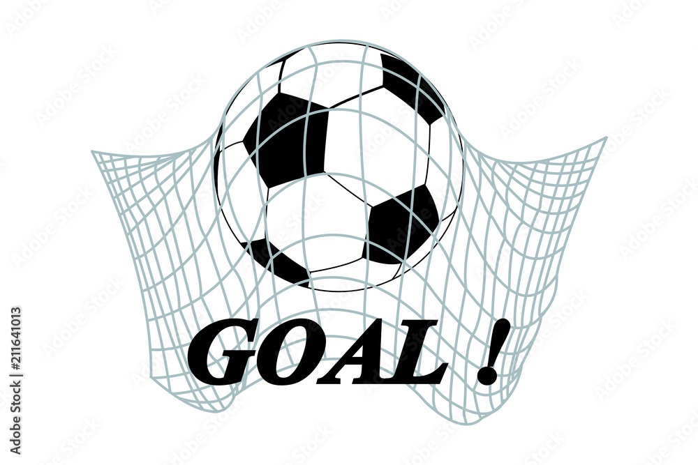 Soccer Goal Vector Art